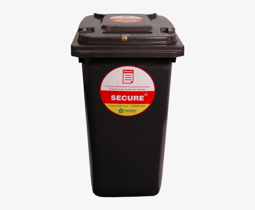 Secure Destruction - Secure Bin - 375x600 PNG Download - PNGkit