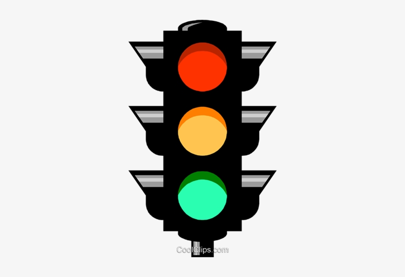 Traffic Lights Royalty Free Vector Clip Art Illustration - Cartoon ...