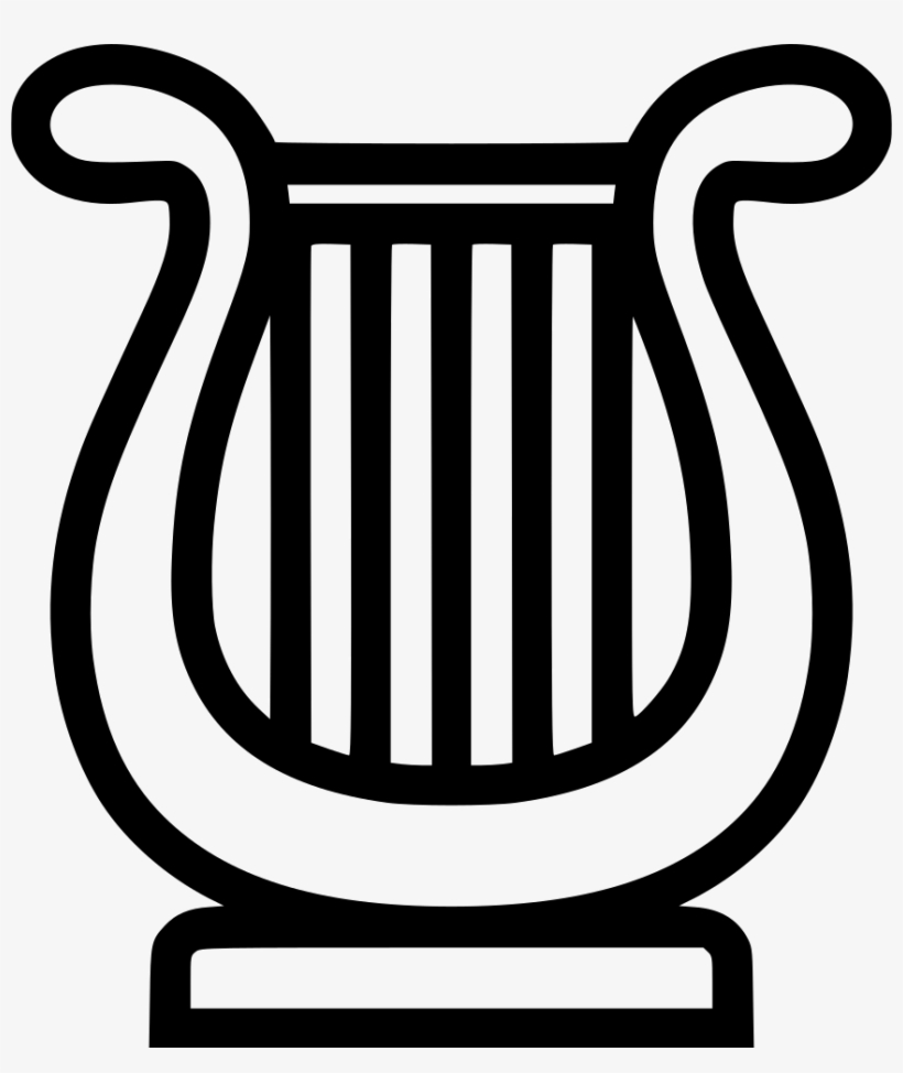Png File Svg - Lyre Png - 860x980 PNG Download - PNGkit