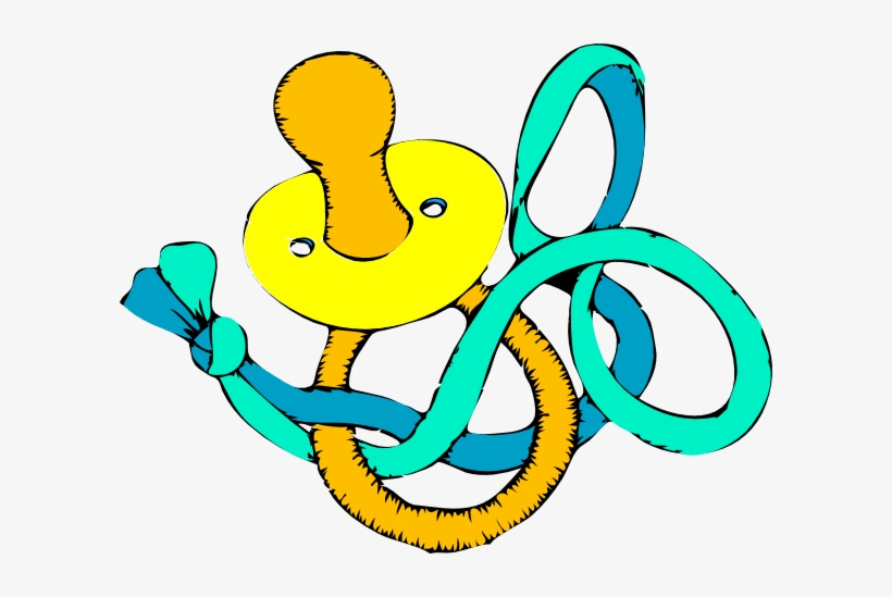 Download Transparent Cartoon Baby Pacifier - Infant - PNGkit