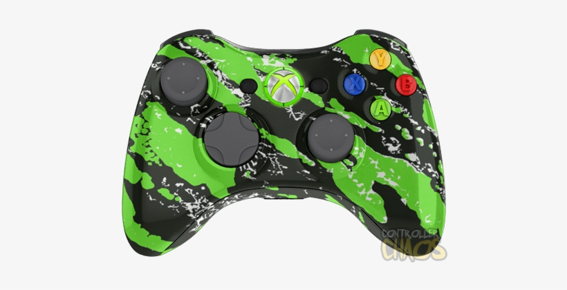 Authentic Microsoft Quality - Green Modded Xbox 360 Controller ...