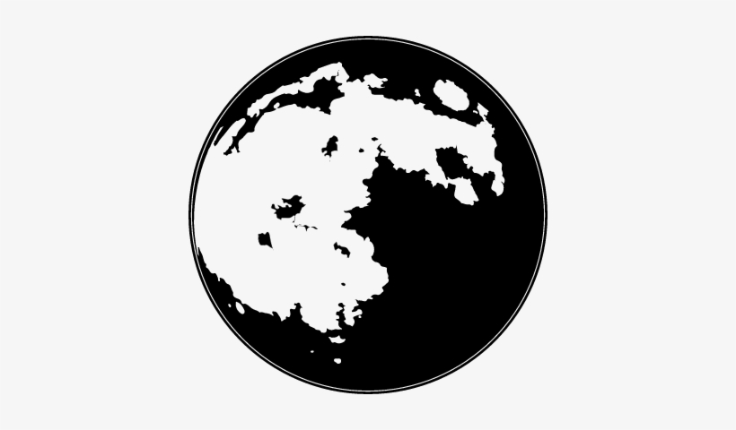 Moon Phase Vector - Moon Black And White Vector - 400x400 PNG Download ...