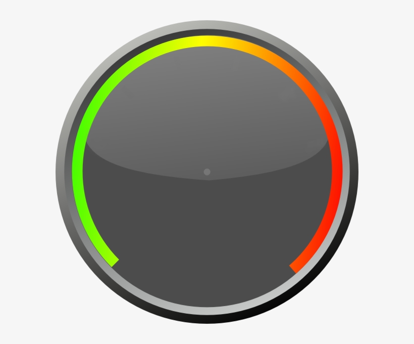 Dial With Static Gradient Indicator - Green To Red Gradient Circle ...