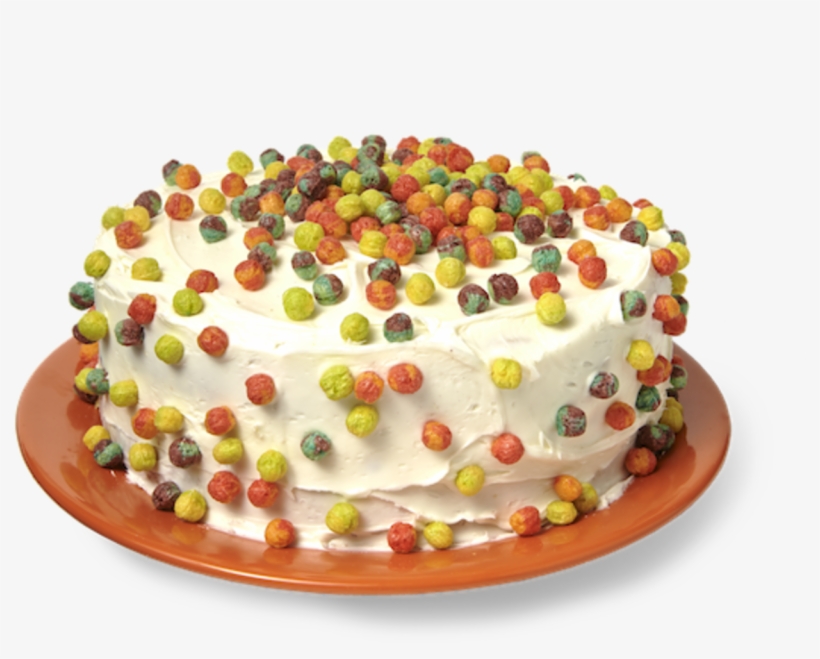 Fruity Crunch Cake With Trix Or Fruity Pebbles - Trix - 1200x890 PNG ...