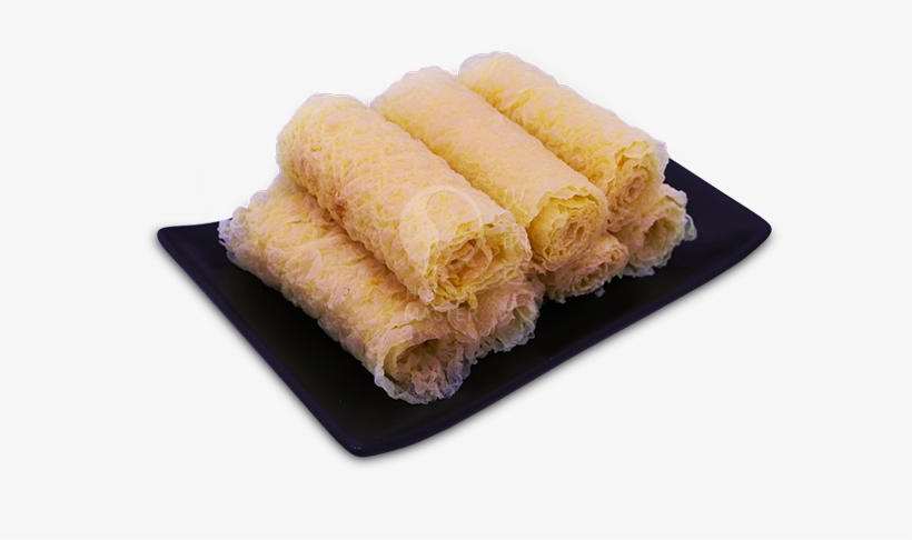 Fried Beancurd skin Roll - Tofu Skin Roll - 600x600 PNG Download - PNGkit