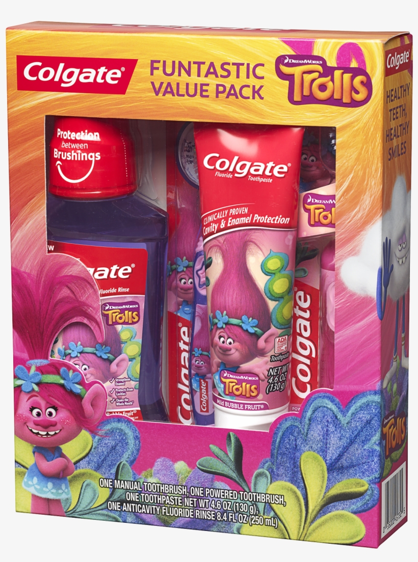 Colgate Kids Toothbrush, Toothpaste, Mouthwash Gift - 1800x1800 PNG ...
