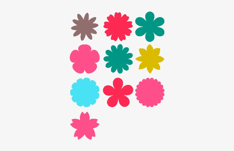 Simply Flowers - Free Flower Cut Files - 332x450 PNG Download - PNGkit