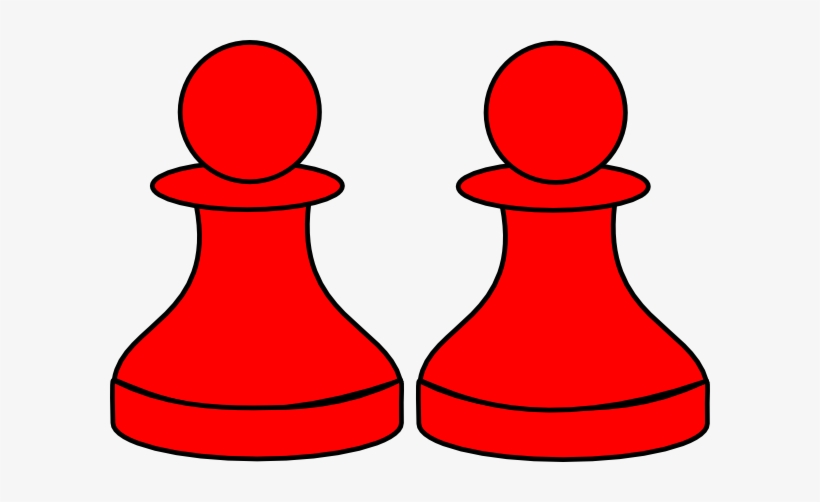 Red Pawn Clip Art - Red Pawn Chess Piece - 600x422 PNG Download - PNGkit