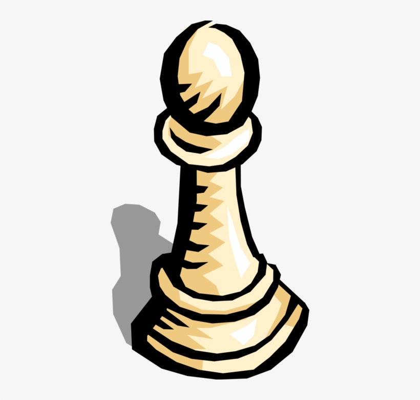 Vector Illustration Of Pawn Weakest, Most Numerous - Pawn - 388x700 PNG ...