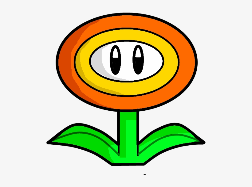 Fireflower M&spd - Mario Fire Flower Drawing - 631x542 PNG Download ...