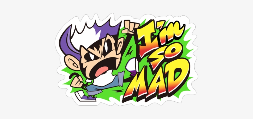I'm So Mad - Sticker - 490x317 PNG Download - PNGkit