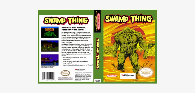 Swamp Thing Nes Cover - 500x500 PNG Download - PNGkit