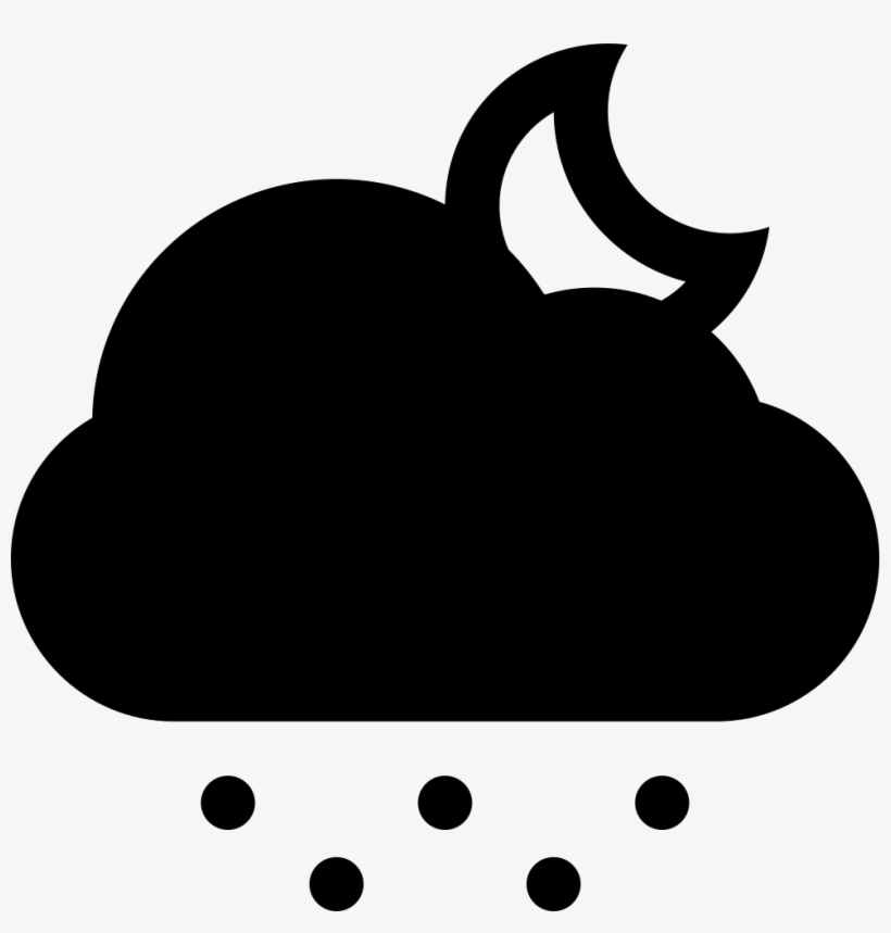 Night Snow Comments - Malam Icon - 981x980 PNG Download - PNGkit