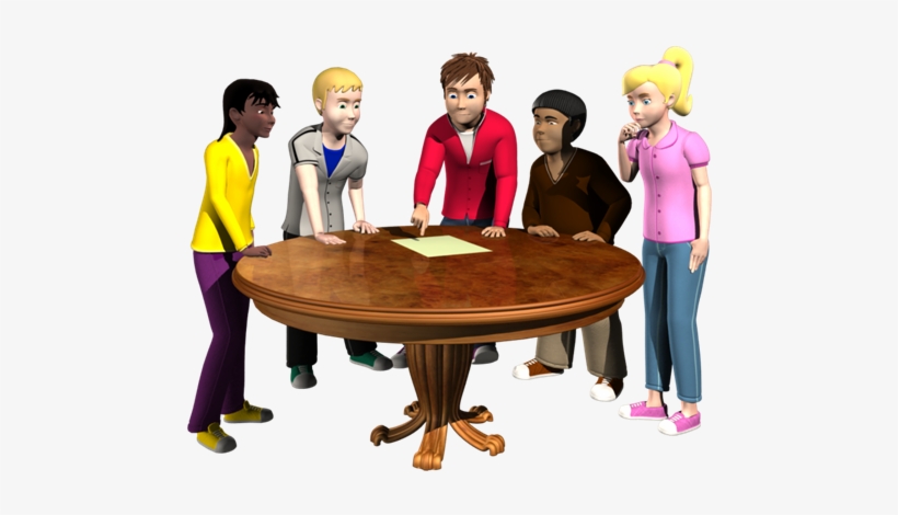 Sas Team Working At A Table - Secret Agent Society - 530x522 PNG ...