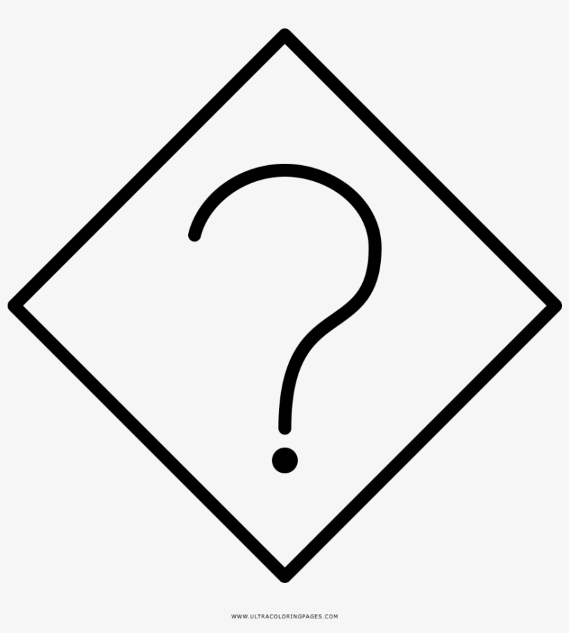 Question Mark Coloring Page
