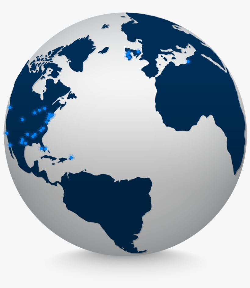 Download Transparent Globe Png Transparent Download - World Map - PNGkit