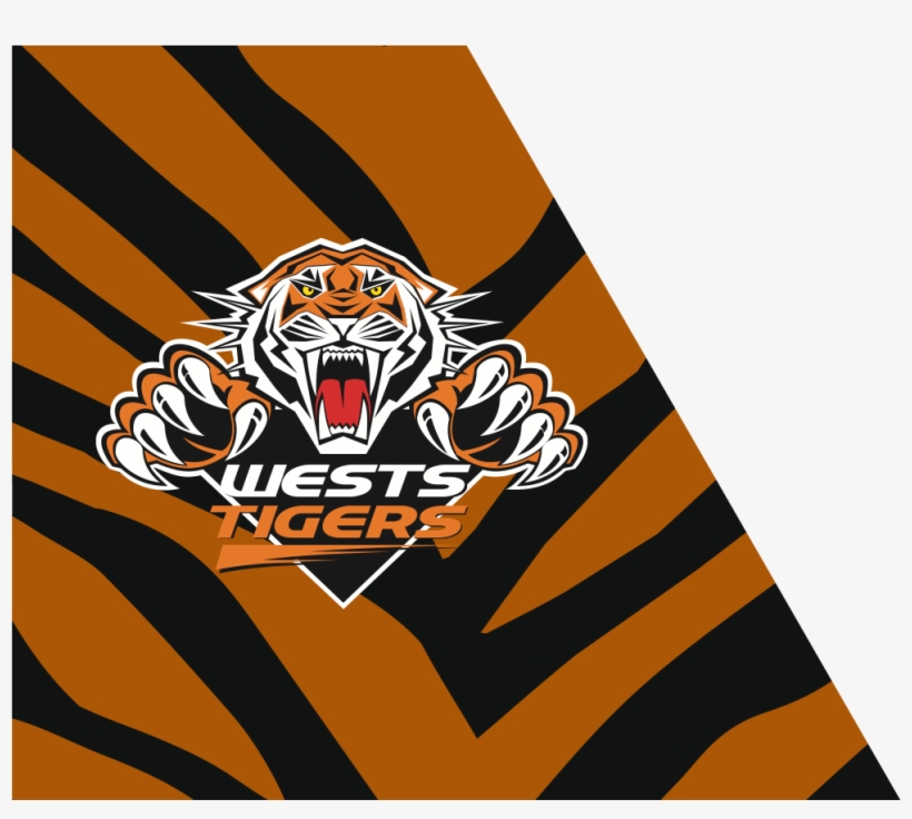 Wests Tigers Logo - Wests Tigers Itag Game Day Decal - 1504x846 PNG ...