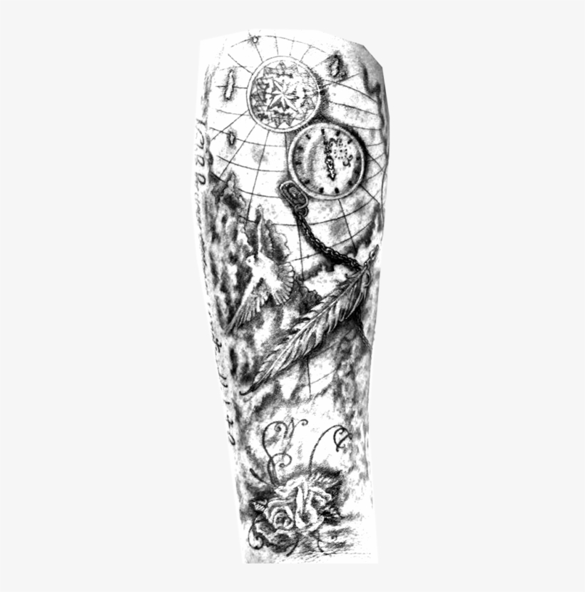 Image - Transparent Tattoo Sleeves For Punk Edits - 285x750 PNG ...