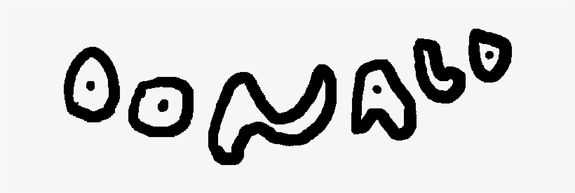 Donald Collins - Calligraphy - 700x280 PNG Download - PNGkit