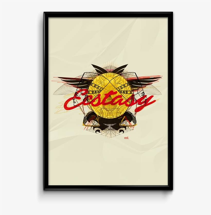 Endless Scribbles Of A Mad Man - Picture Frame - 600x877 PNG Download ...