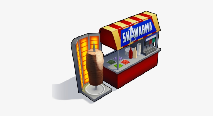 Shawarma Stand Display - Shawarma Stand Cartoon - 480x480 PNG Download ...