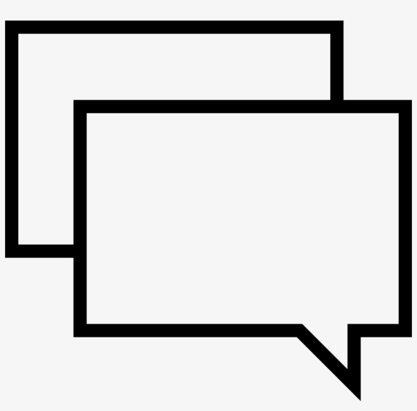 Rectangular Speech Bubbles - Talk Square Png - 980x918 PNG Download ...