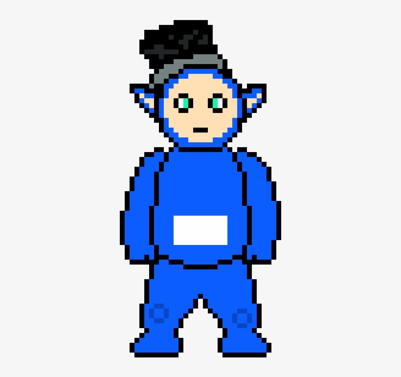 Teletubby - Slendytubbie Pixel Art - 710x740 PNG Download - PNGkit