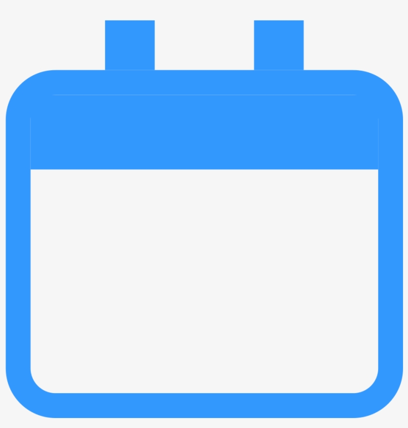 Open - Blue Calendar Icon Png - 1000x941 PNG Download - PNGkit