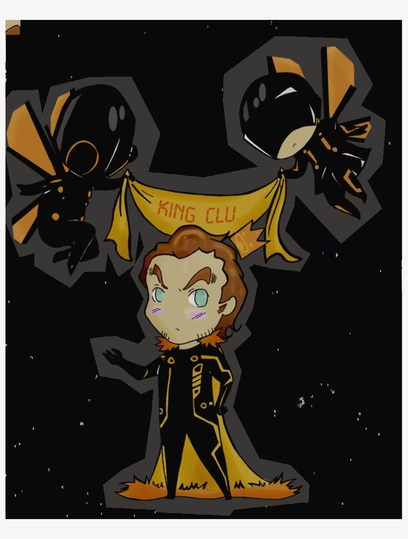 Tribute To King Clu By Happy Tron Legacy Clipart - Illustration ...