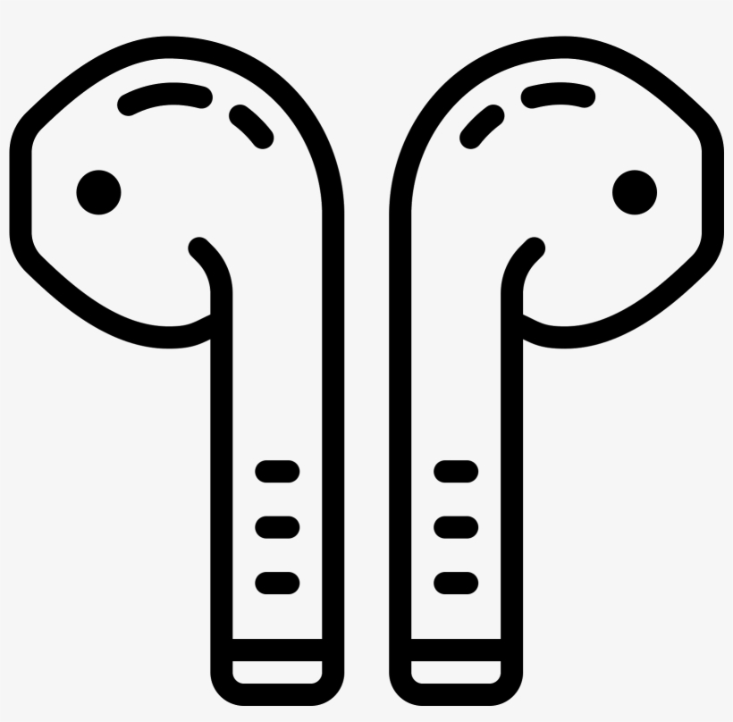Airpods Icon - Headphones - 1600x1600 PNG Download - PNGkit