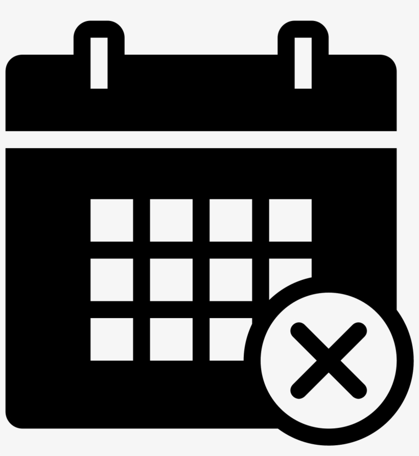 Calendar Delete Filled Icon - 15 Calendar Icon - 1600x1600 PNG Download ...