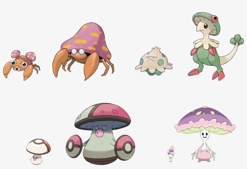 1mib, 2500x1714, Shrooms - Pokemon - 2500x1714 PNG Download - PNGkit
