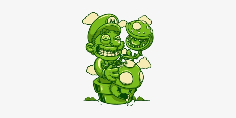 Super Mario Shrooms - Mario High On Shrooms - 674x518 PNG Download - PNGkit