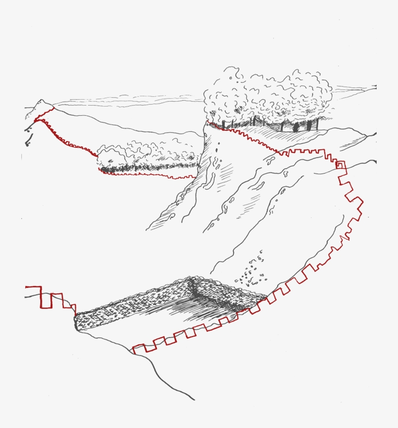 Hadrians Wall - Art - 732x800 PNG Download - PNGkit