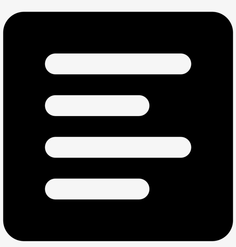 Align Text Left Icon - Icon - 1600x1600 PNG Download - PNGkit