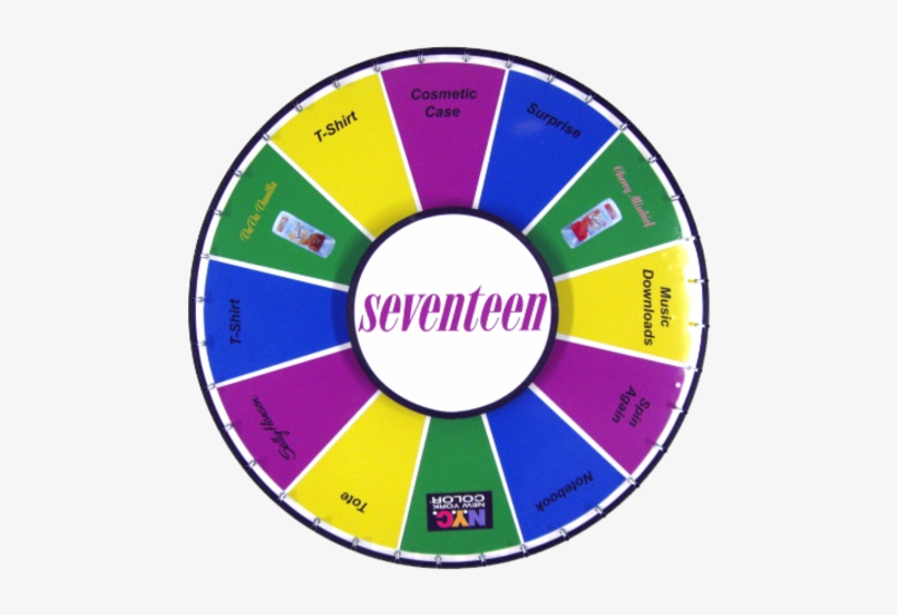 Download Transparent Gallery Mag/seventeen 36 - Spin The Wheel Design ...