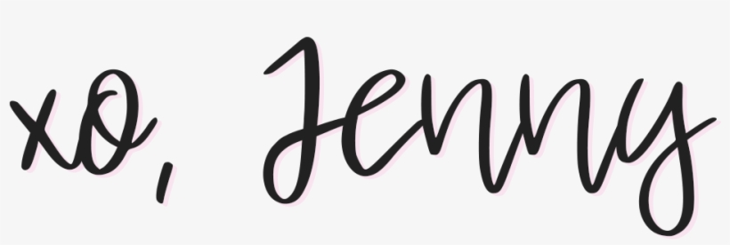 Xo, Jenny - Calligraphy Jenny - 1000x326 PNG Download - PNGkit