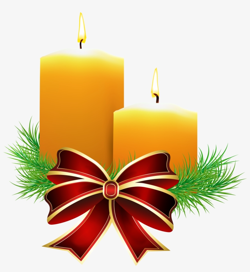 Christmas Candles Transparent Png Clip Art Image - Christmas Candles ...
