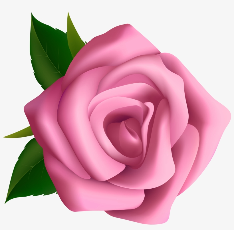 Soft Pink Rose Clipart Png Image - Pink Rose Clip Art - 6268x5859 PNG ...