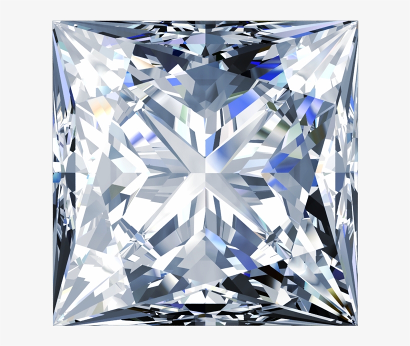 Princess Cut Diamond Png - Princess Cut Png - 800x800 PNG Download - PNGkit