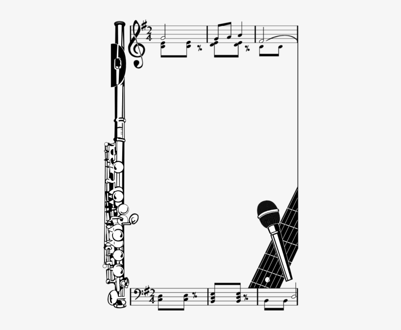 Music Note Borders Cliparts Co Music Border, Music - Music Notes ...