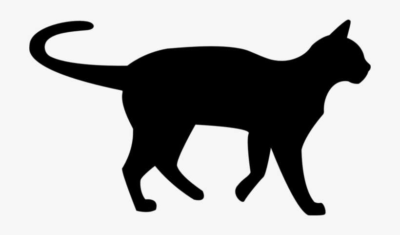 Alpha-cat - Black Cat Silhouette Transparent - 700x401 PNG Download ...