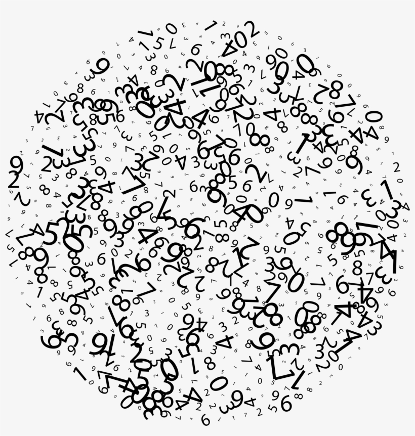 Download Transparent This Free Icons Png Design Of Random Numbers Cloud ...