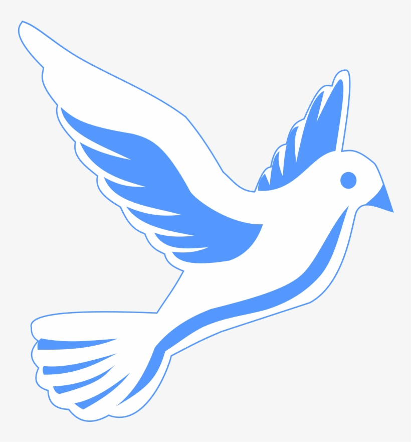 Dove Clipart Small - Png Blue Dove - 922x800 PNG Download - PNGkit