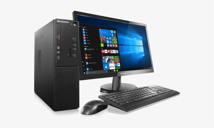 Lenovo Desktop Computer - 590x421 PNG Download - PNGkit