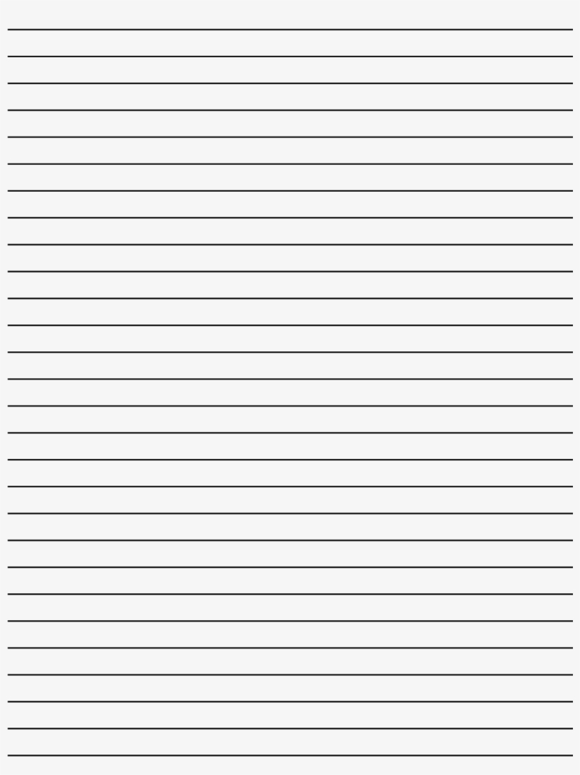Download Transparent Notebook Paper Template - Parallel - PNGkit