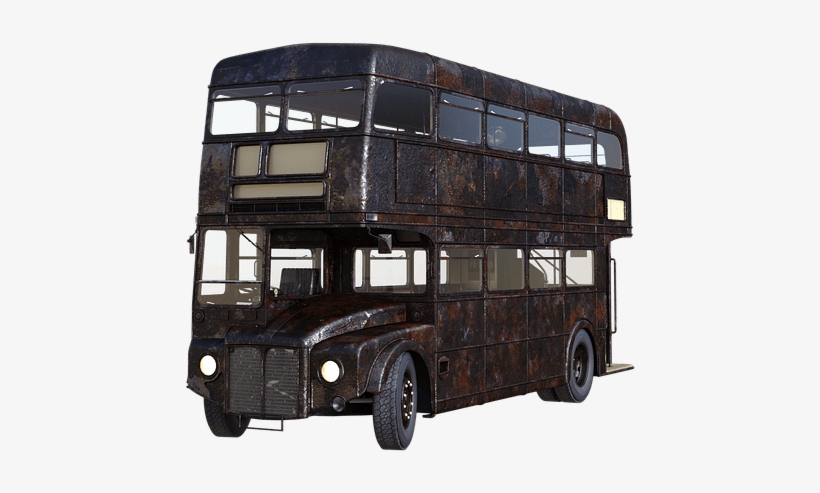 London Bus Rusty - Bus - 462x720 PNG Download - PNGkit