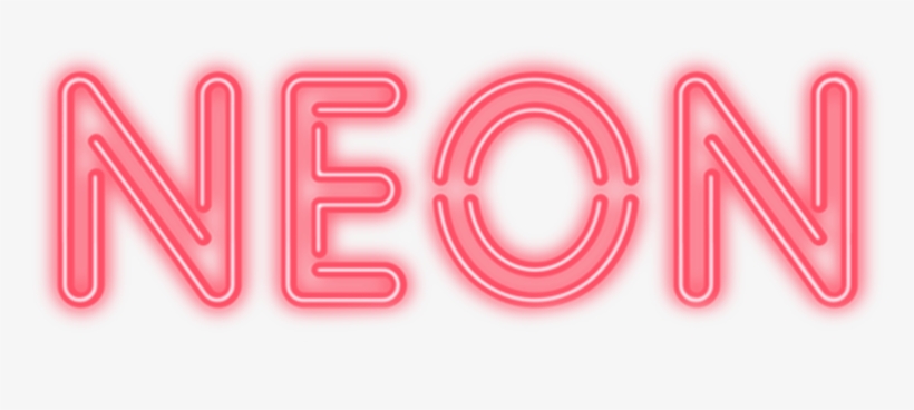 Download Transparent Neon Effect Text Pngpicsartallpngcom Picsart All ...