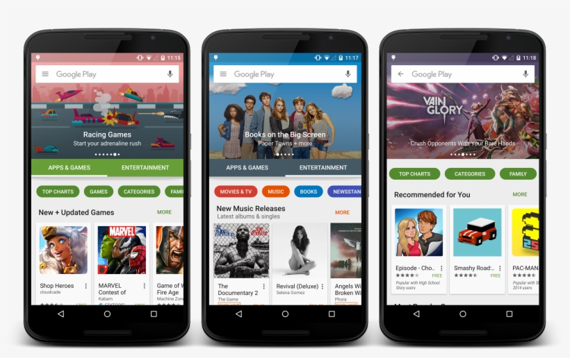 Google Play Redesign - Google Play Store Design - 930x540 PNG Download ...