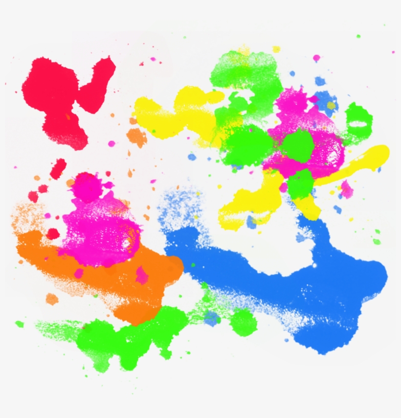Colorful Splatter Png - Color Splash Art Png - 3000x3000 PNG Download ...